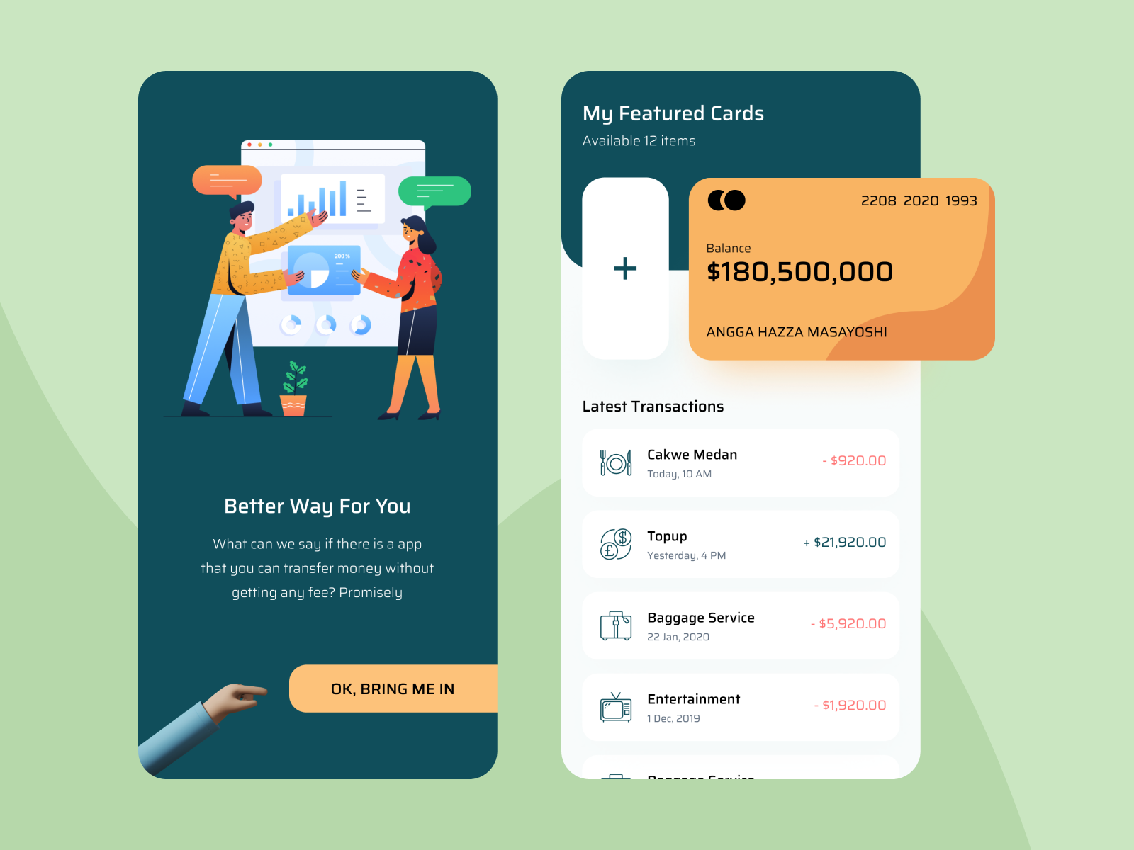 Download Fintech Pay Figma Template Shaynakit